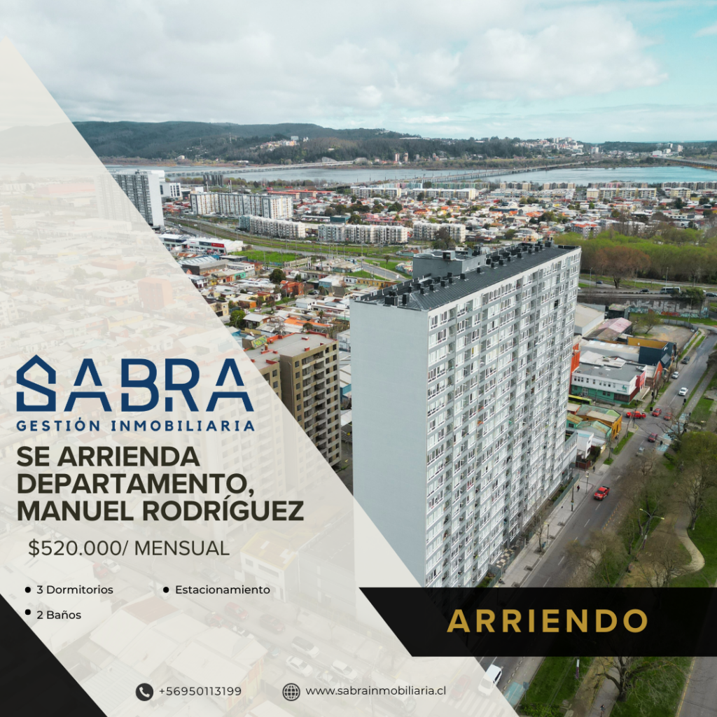 Arriendo – Departamento en Manuel Rodriguez